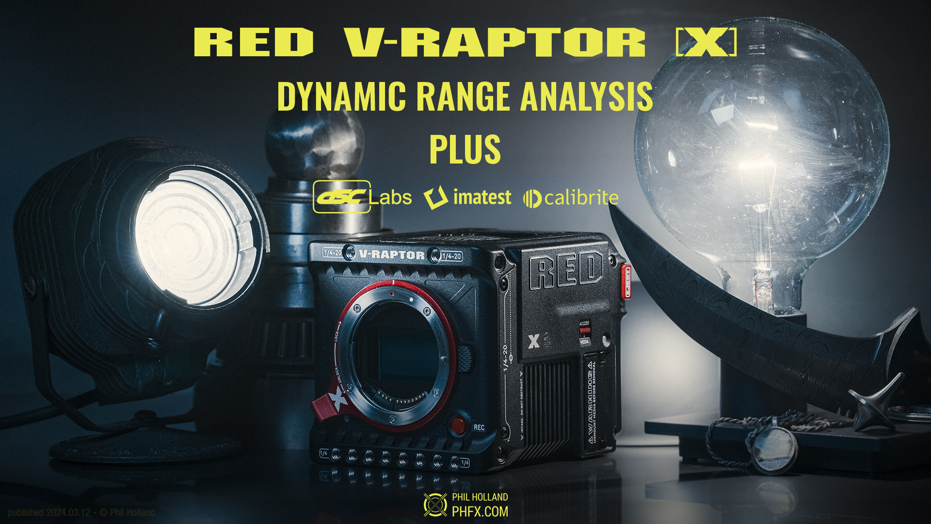 RED V-Raptor [X] Dynamic Range Analysis Plus